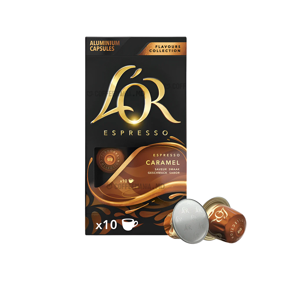 Cafea capsule LOR Espresso Caramel – 10 bucăți | Coffeemania, Chișinău ...