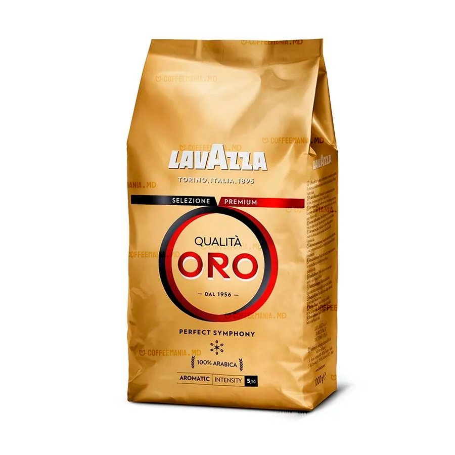 Cafea boabe LAVAZZA Qualita ORO 1kg | Coffeemania, Chișinău, Moldova, Bălți